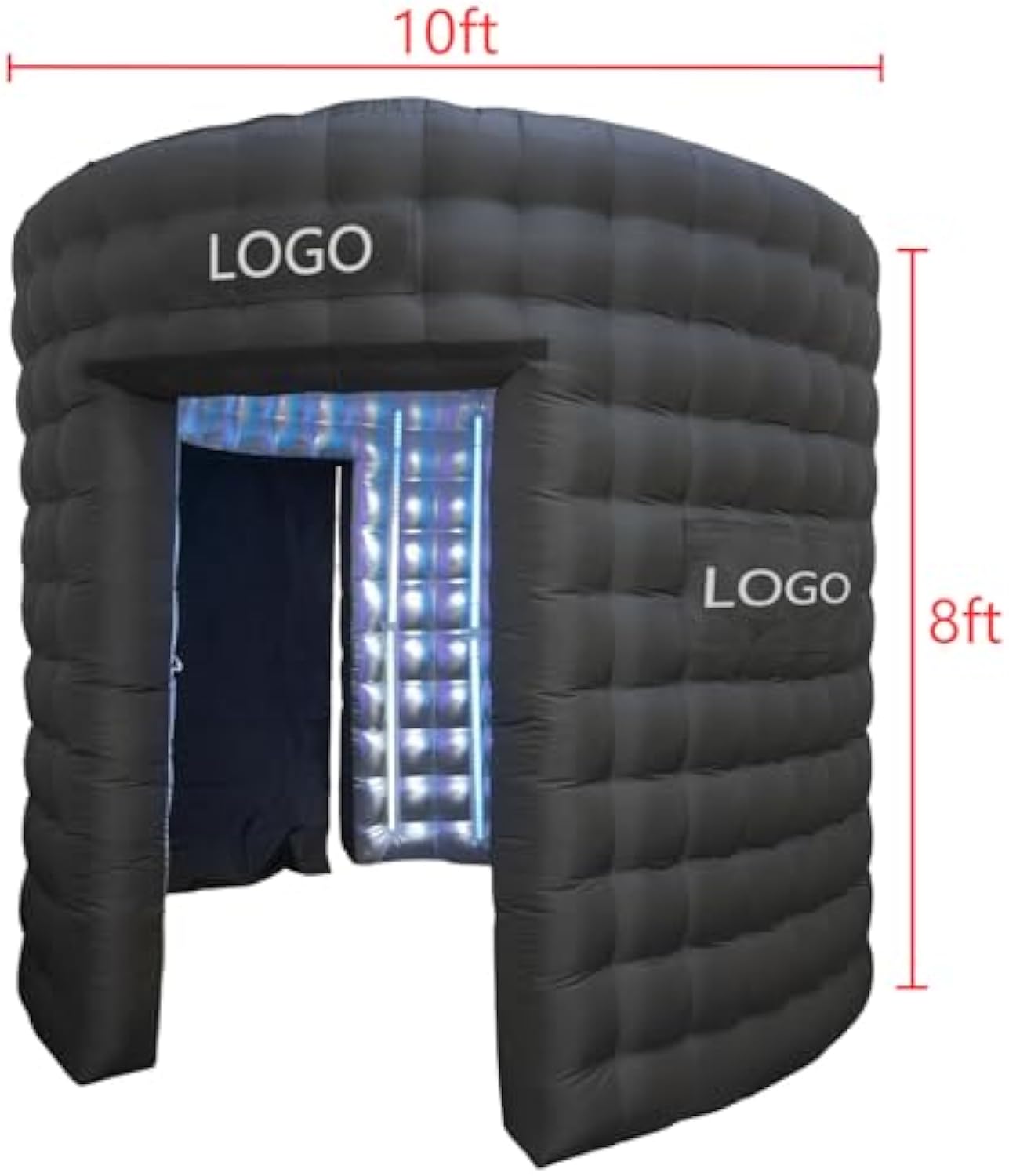Round Inflatable LED 360 Photo Booth Enclosure - ZANOGI 360 Photo Booth
